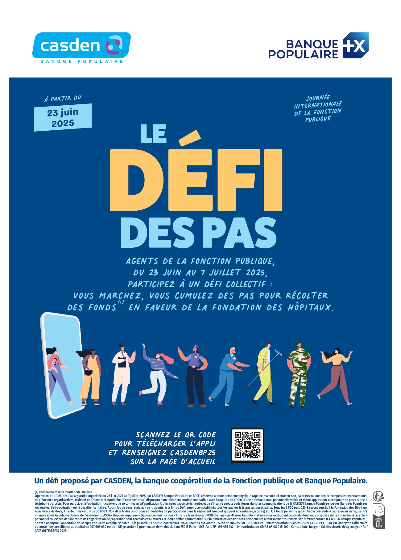 Le Défi des Pas 2025 | Site internet de la FNASCE, des URASCE et des ASCE